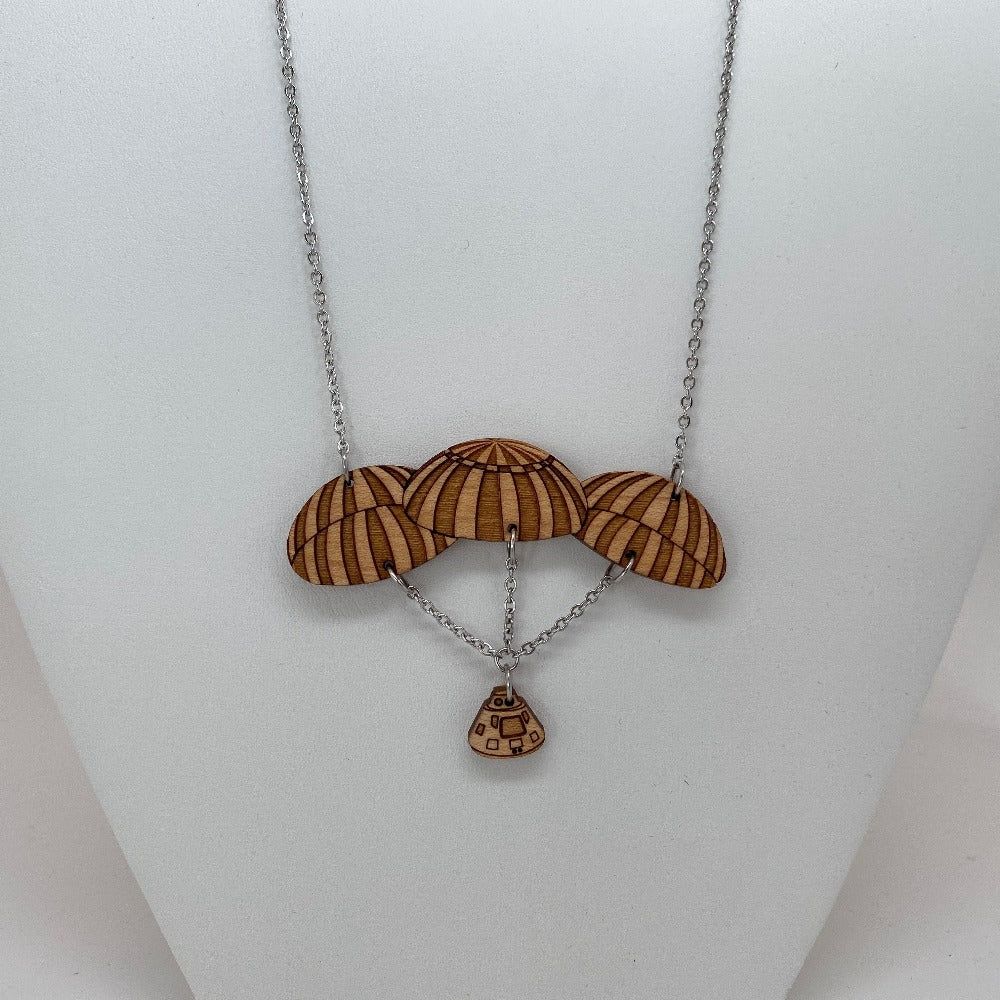 Apollo Command Module + Parachutes Wood Necklace – STARtorialist